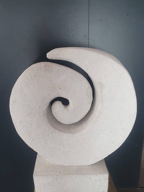 Koru Spiral- SOLD Traditional in Black - Big Garden Art
